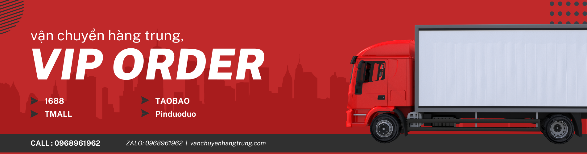 VIP ORDER - Vận chuyển hàng trung quốc